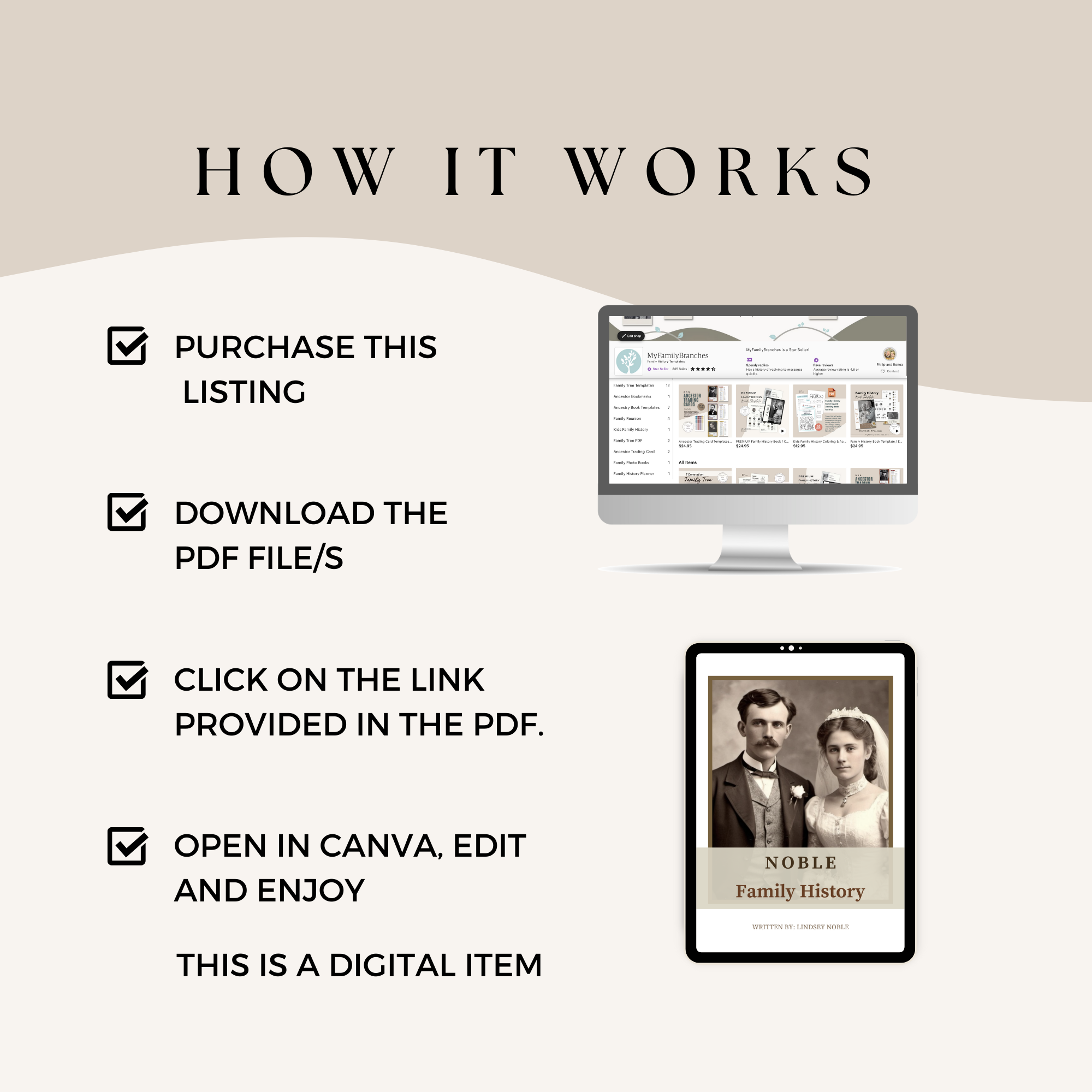 Elite Family History Book Template - Genealogy By Design