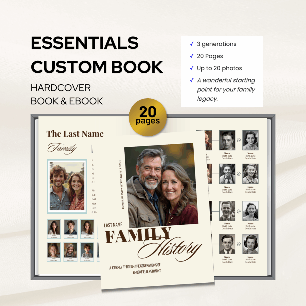 Essentials Custom Book - Genealogy By Design